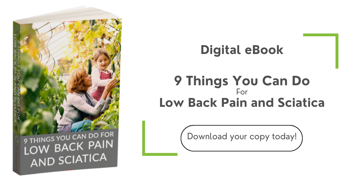 Digital eBook 9 Things You Can Do For Low Back Pain and Sciatica CTA ...